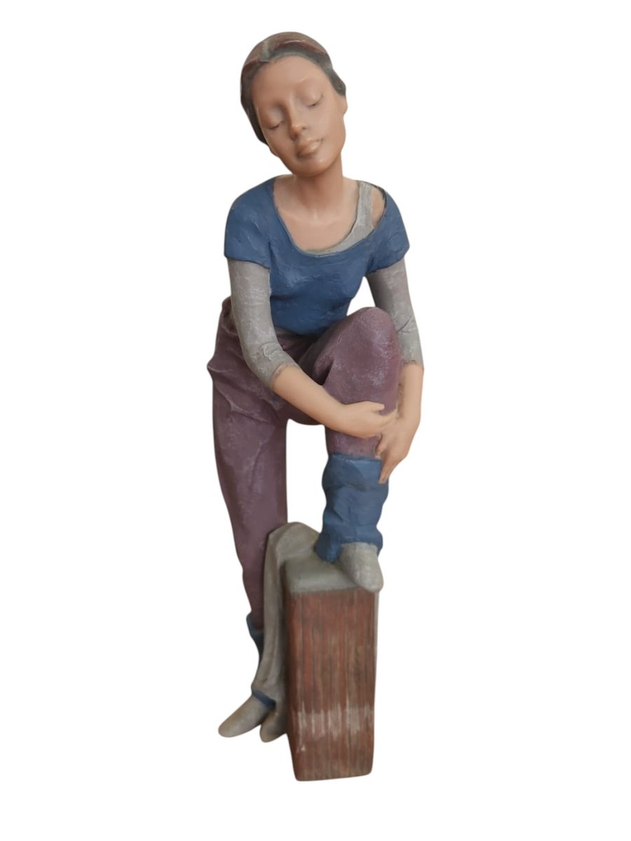 Handmade Figure of Female Gymnast for sale at Pamono