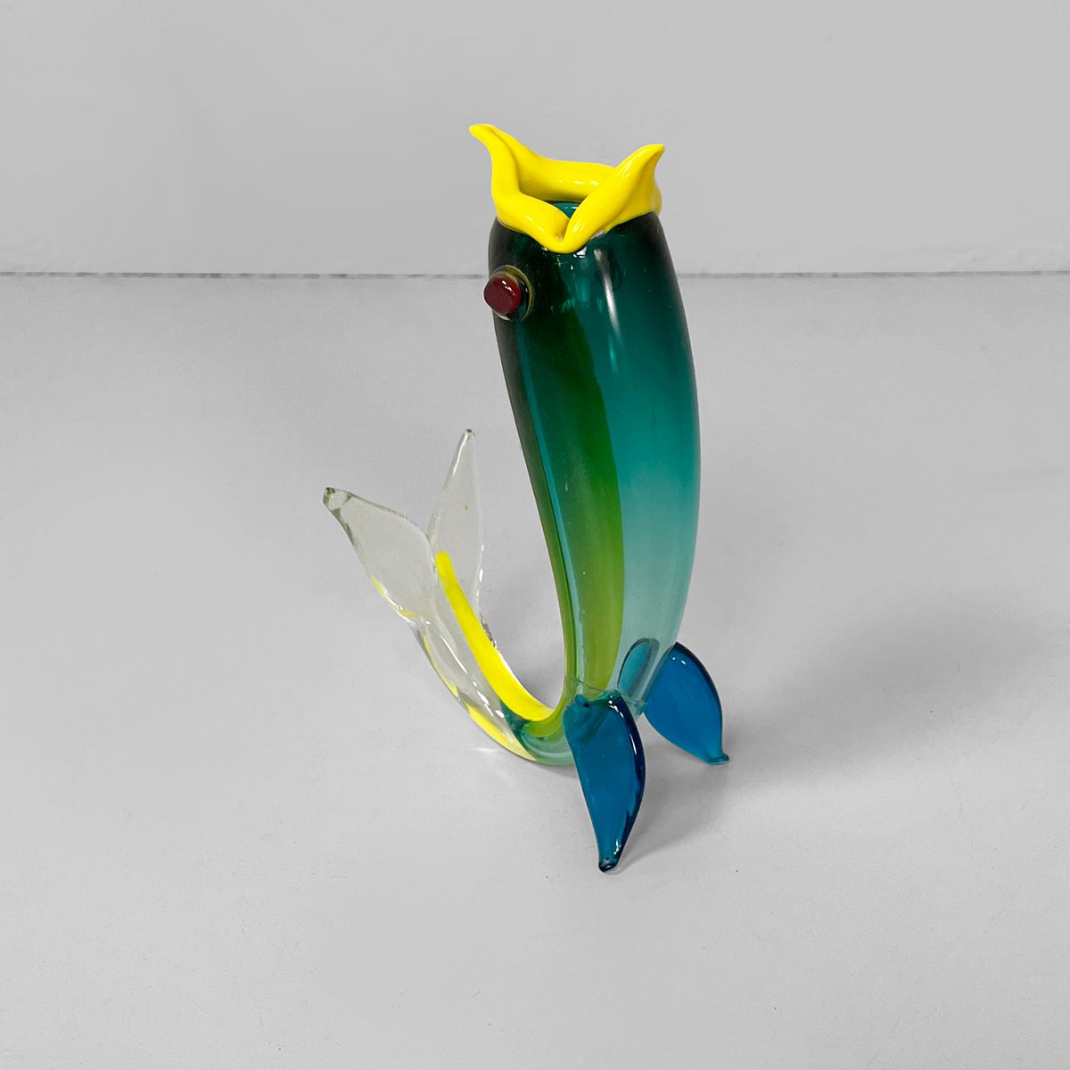 Italian Modern Murano Glass Fish Sculpture by Fulvio Bianconi for ...