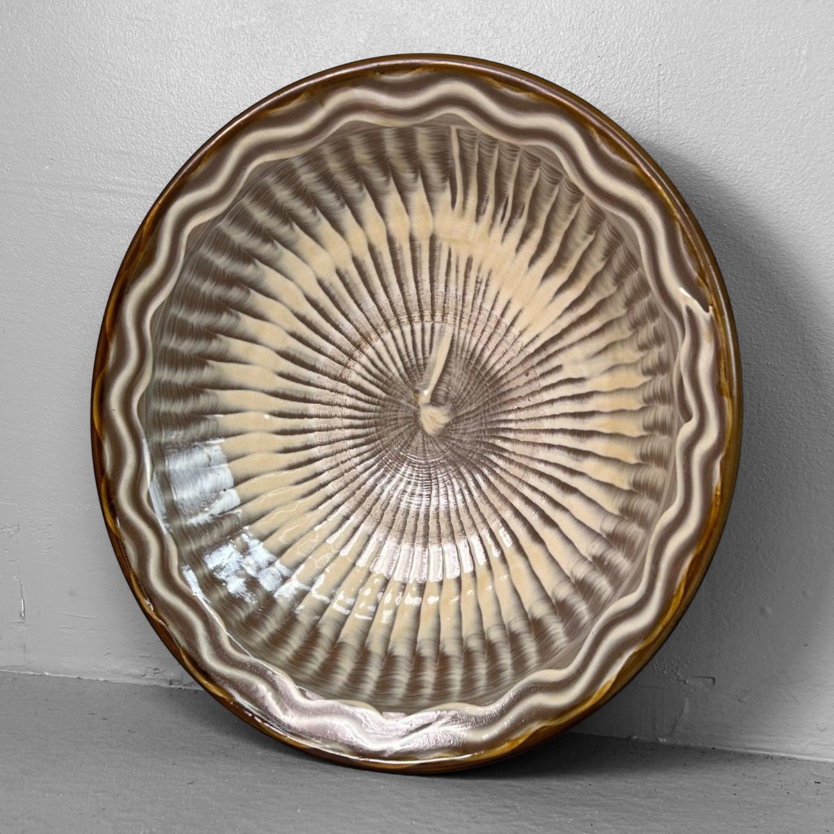 Onta Yaki Ceramic Plate Japan, 1950 for sale at Pamono