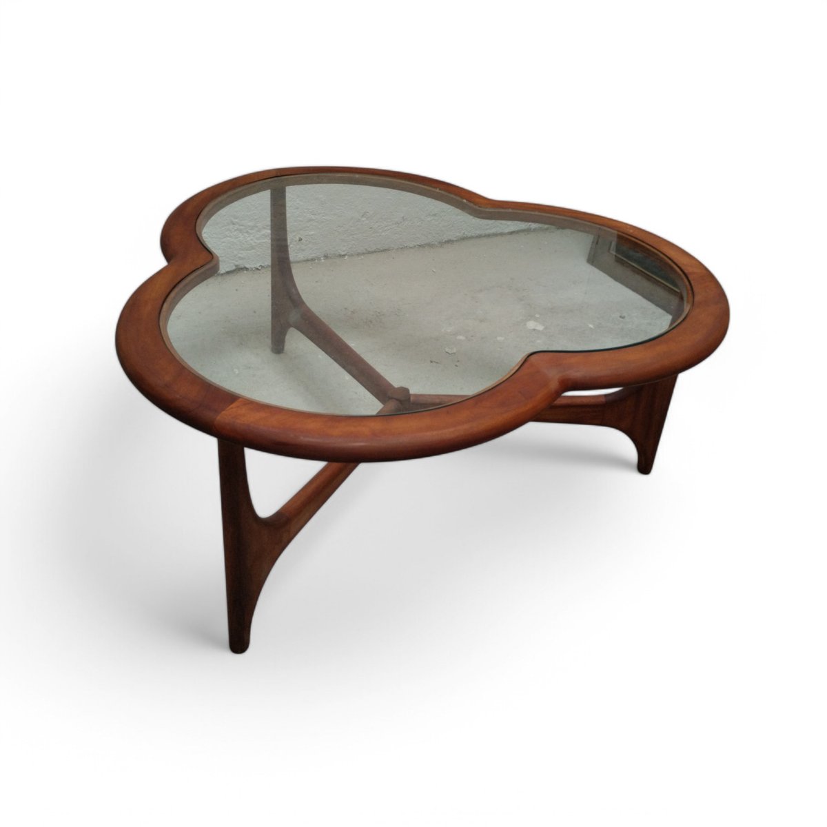 Mid-Century Clover Teak Coffee Table from Lane Furniture, 1960s for ...