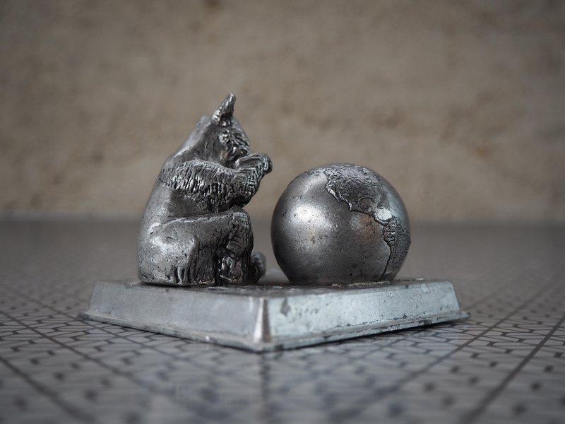 Mid-Century Steel Paperweight, Europe, 1970s for sale at Pamono