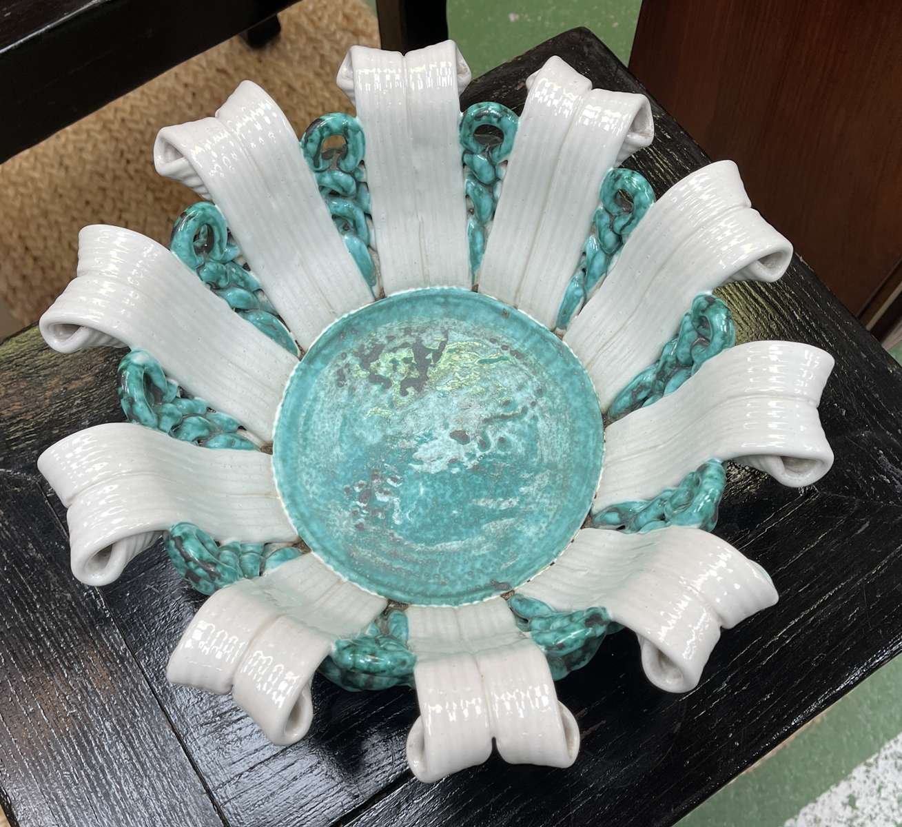 Ceramic Bowl from Sainte Radegonde Tours, 1950s for sale at Pamono