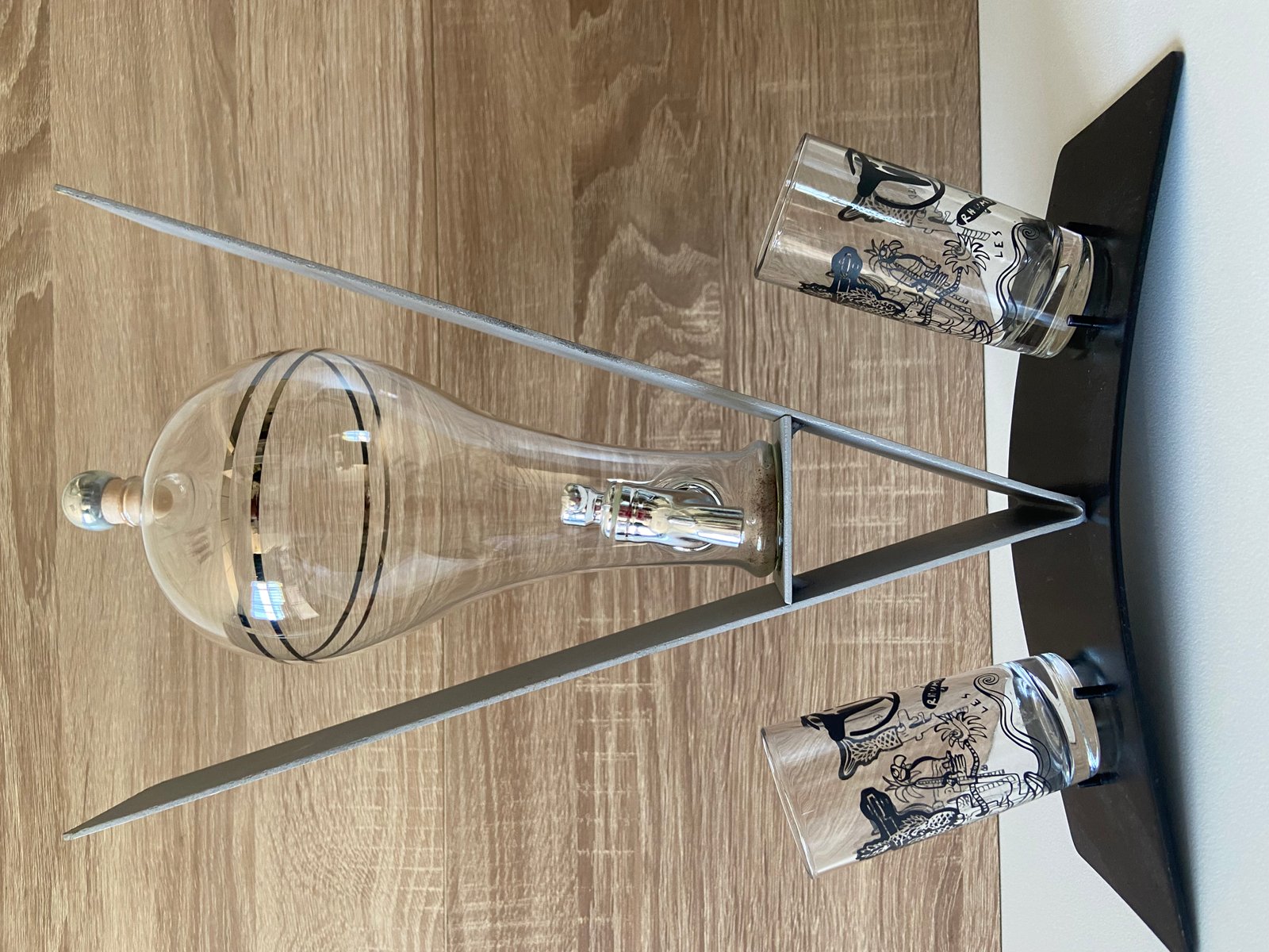Liqueur Fountain in Blown Glass from Muja, 1970s for sale at Pamono