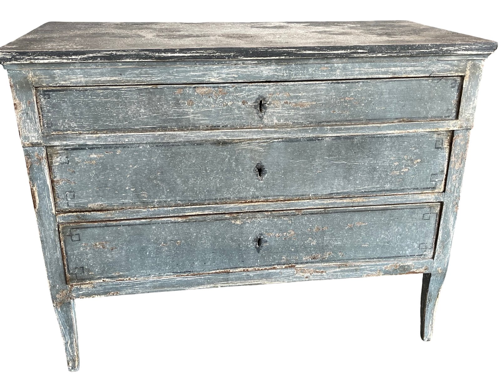 Antique Italian Painted Neoclassical Commode for sale at Pamono
