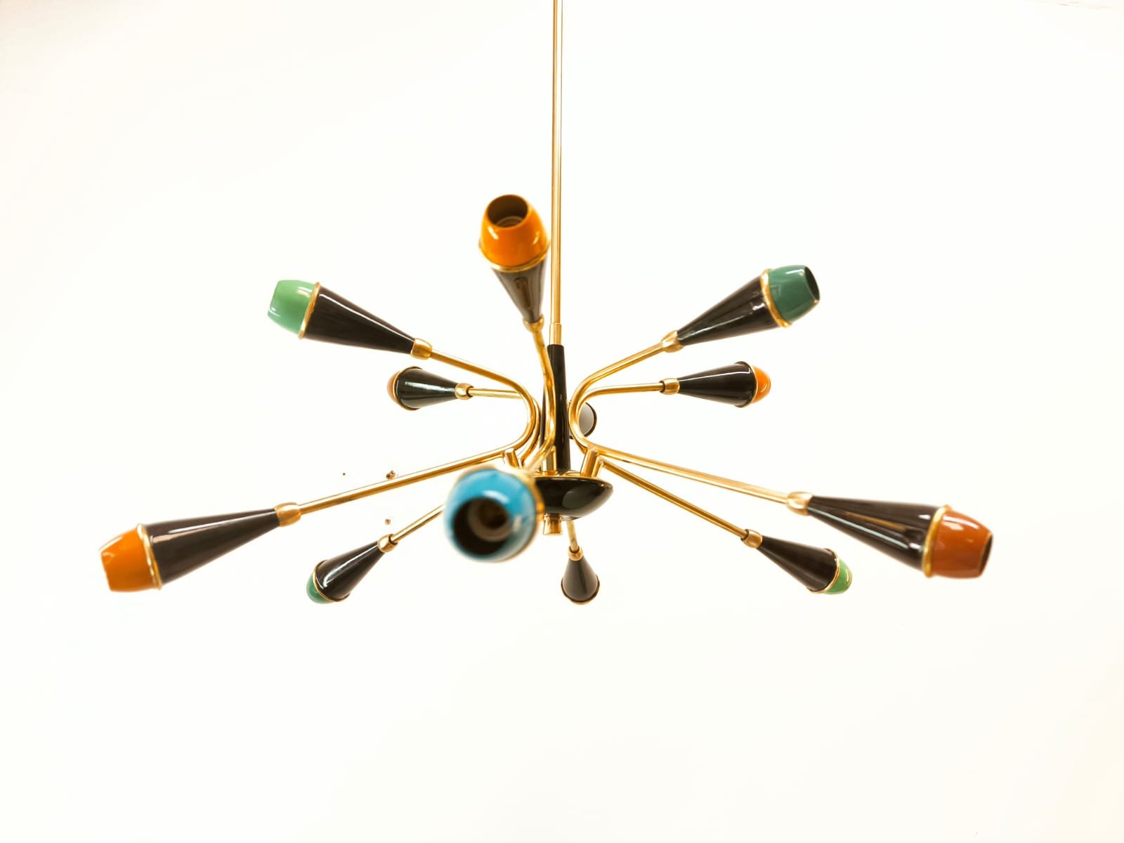 Mid-Century Sputnik 12-Light Chandelier for sale at Pamono