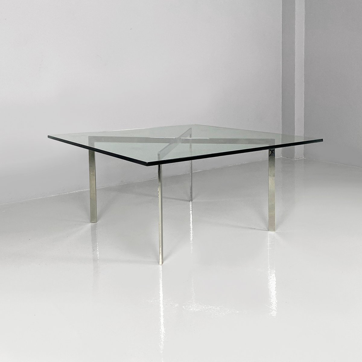 Italian Modern Coffee Table by Mies Van Der Rohe for Knoll, 1970s for ...
