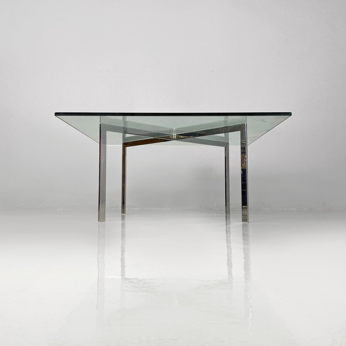 Italian Modern Coffee Table by Mies Van Der Rohe for Knoll, 1970s for ...