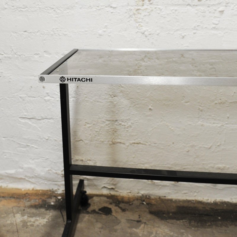 Record Player Table attributed to Hitachi, 1990s for sale at Pamono
