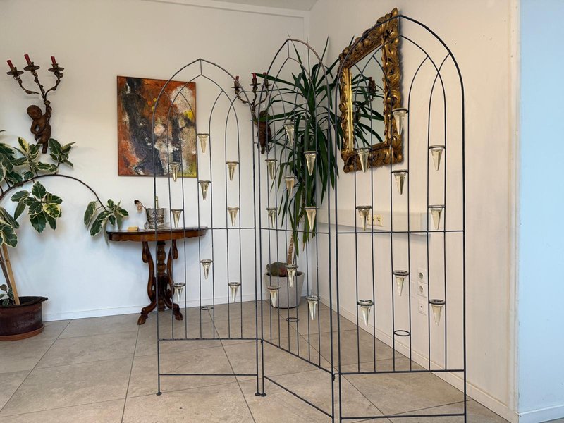 Three-Part Metal Screen for sale at Pamono