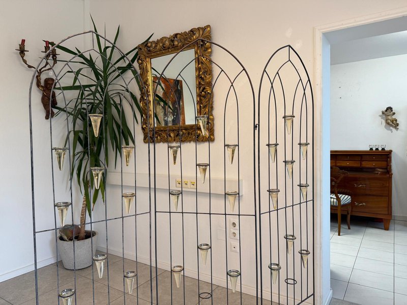 Three-Part Metal Screen for sale at Pamono