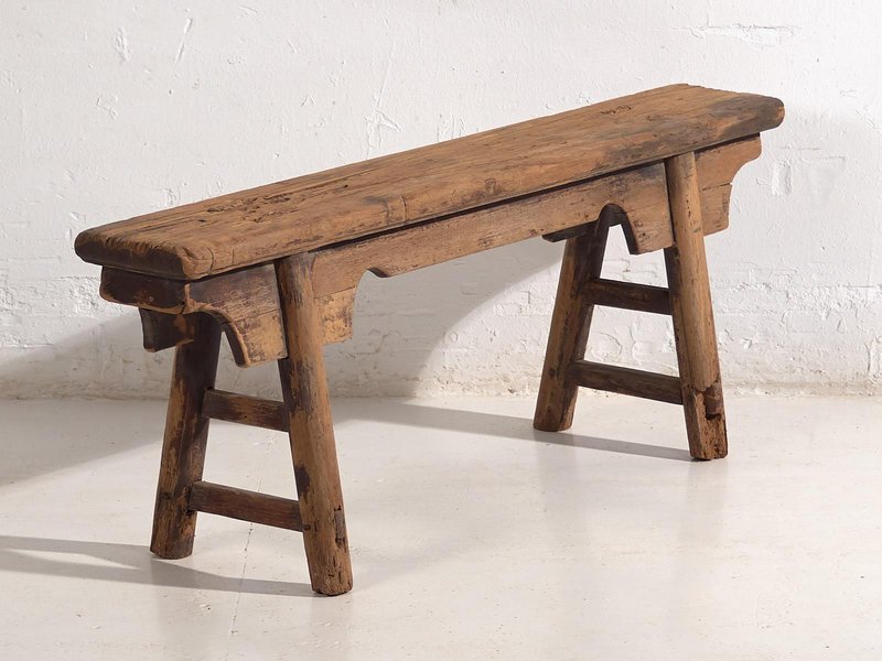 Antique Chinese Bench, 1870s for sale at Pamono