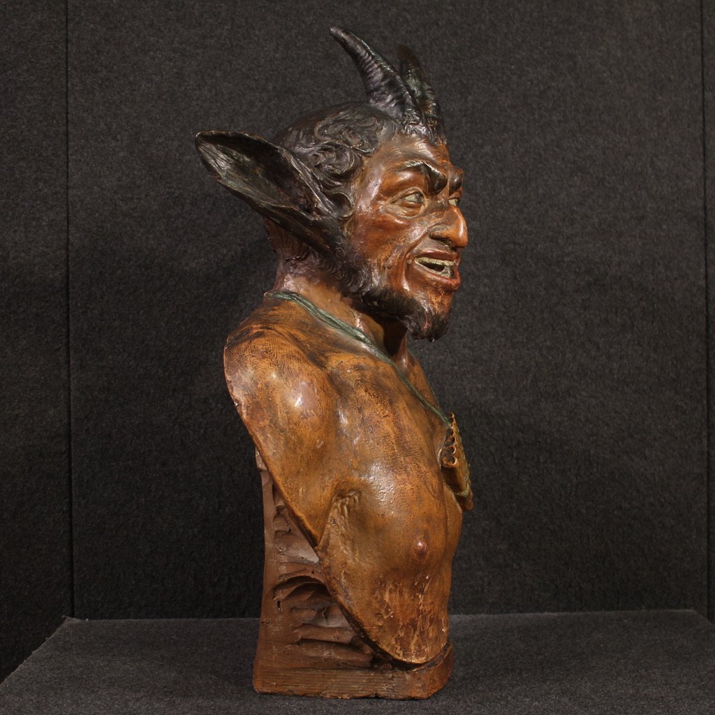 The God Pan, 1870, Terracotta for sale at Pamono