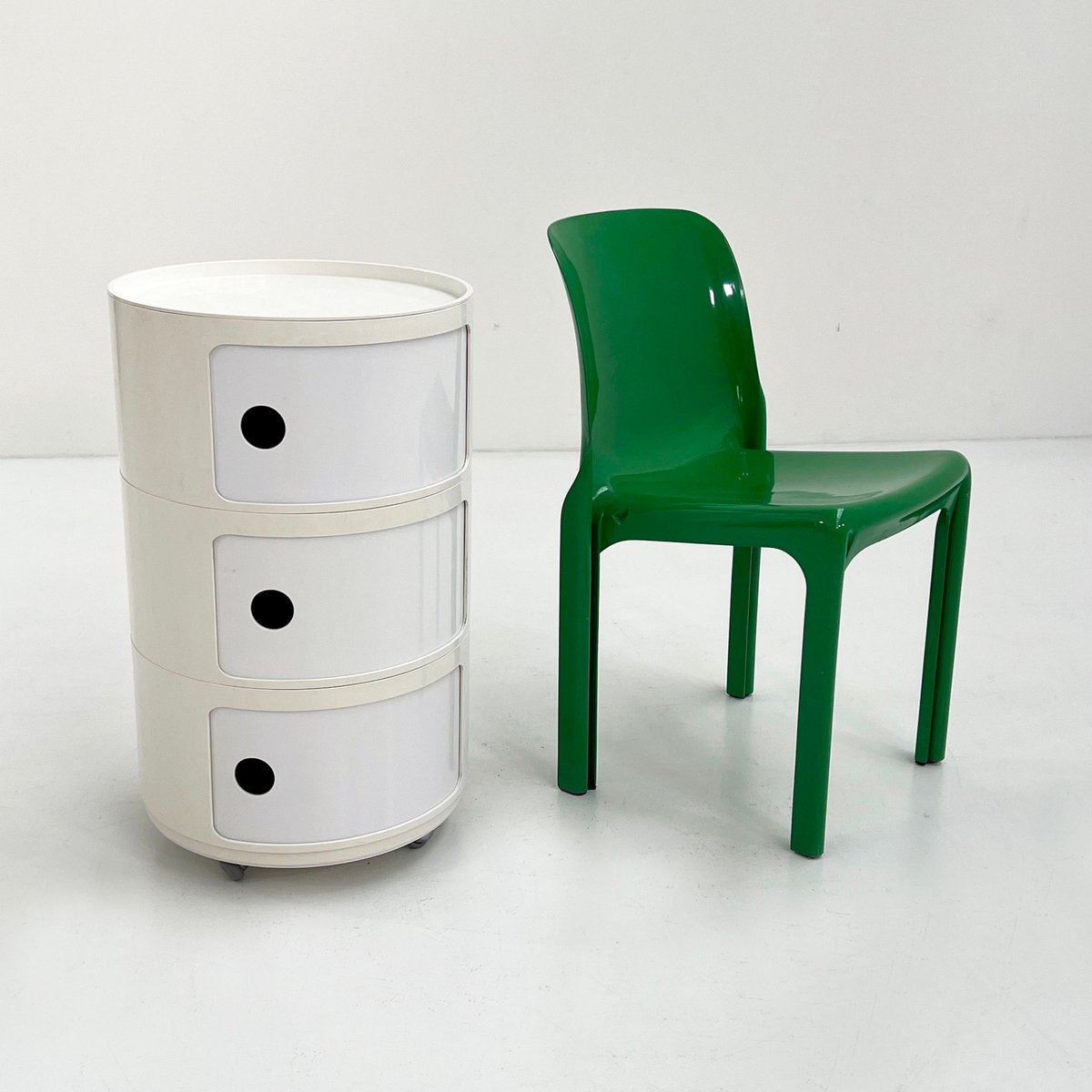 Large Round Componibili Storage Unit by Anna Castelli for Kartell ...