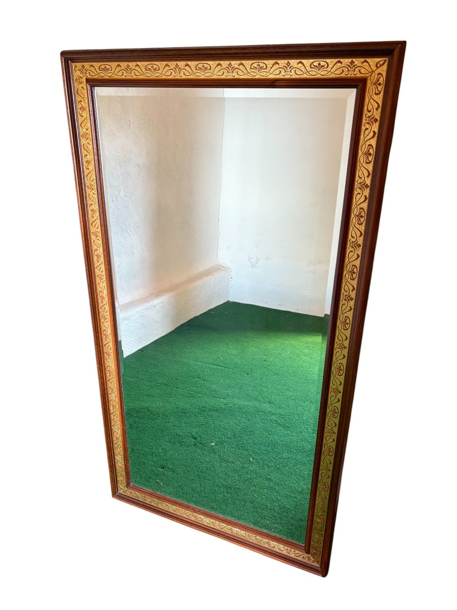 Vintage Mirror by Ab Glas & Trä, Sweden, 1970s for sale at Pamono