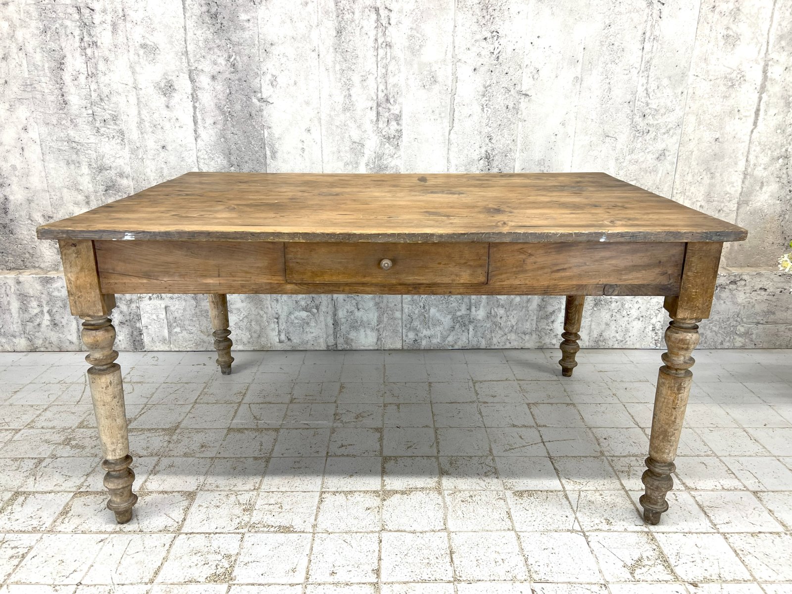 Vintage Rustic Kitchen Table, 1920s for sale at Pamono
