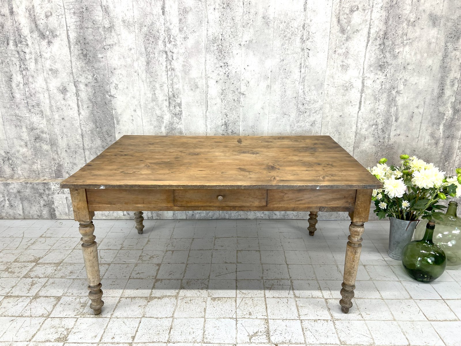 Vintage Rustic Kitchen Table, 1920s for sale at Pamono