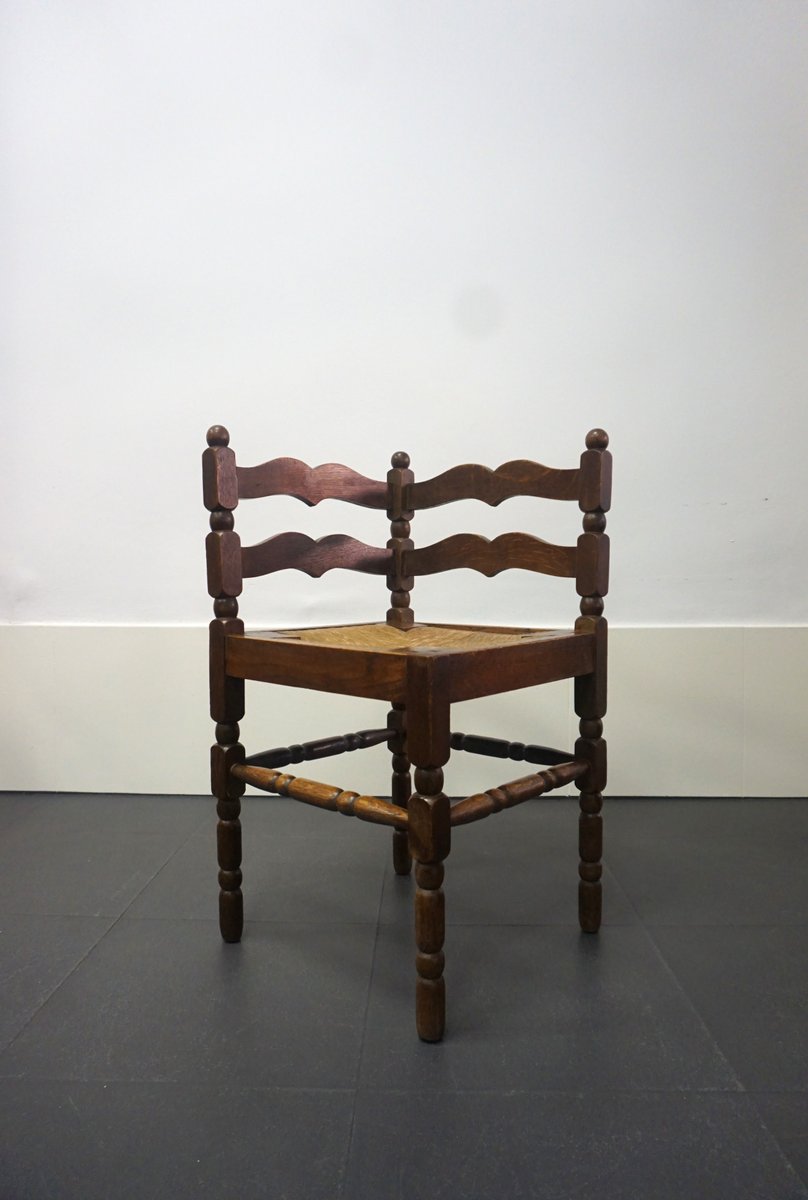 Antique Dutch Corner Chair for sale at Pamono