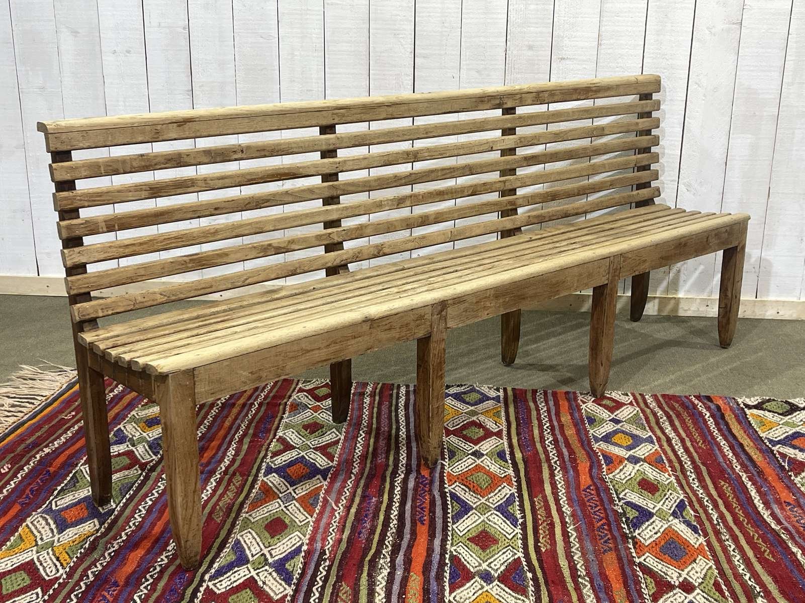 Chestnut Station Bench, 1950s for sale at Pamono
