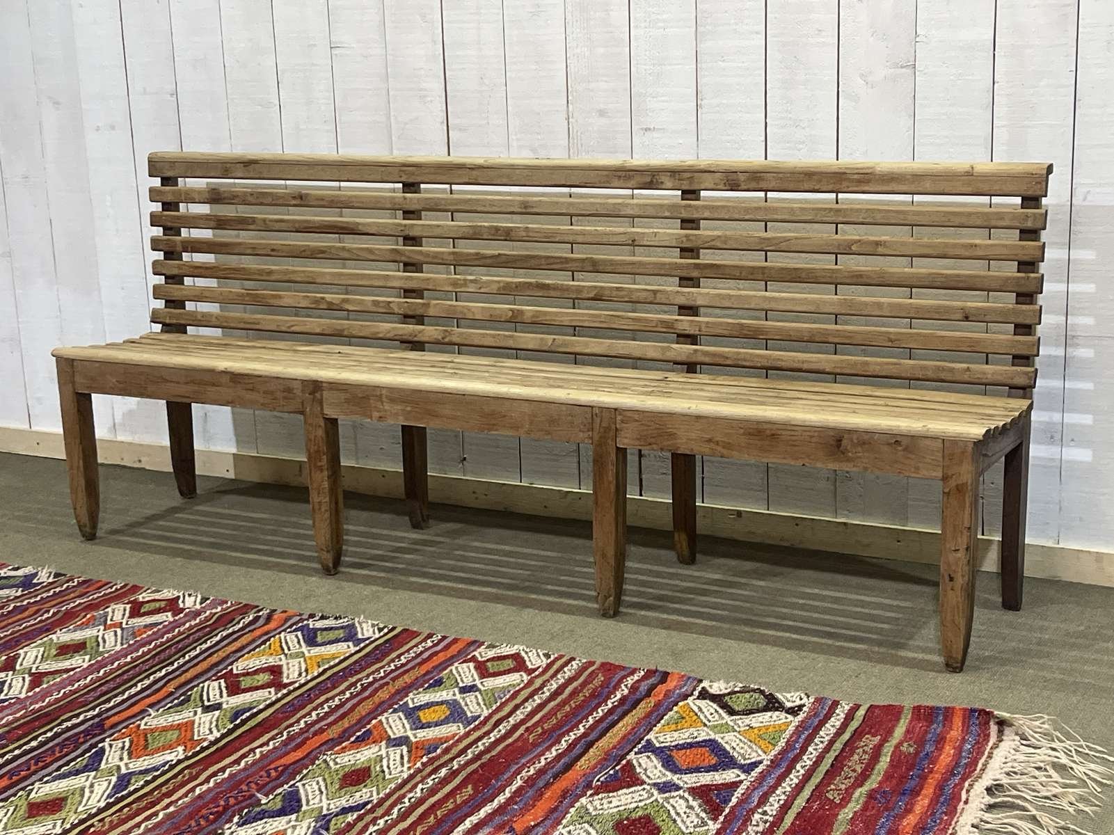 Chestnut Station Bench, 1950s for sale at Pamono