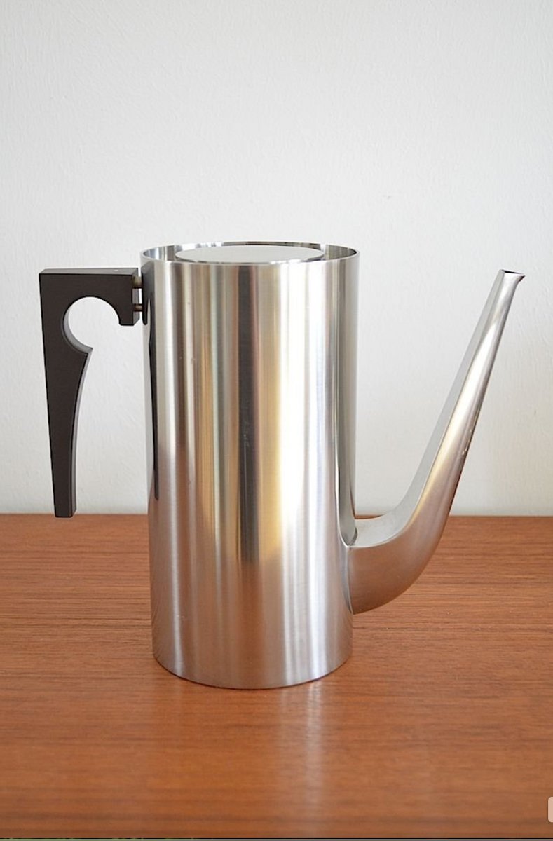 Cylinda Coffee Pot by Arne Jacobsen for Stelton, 1960s for sale at Pamono