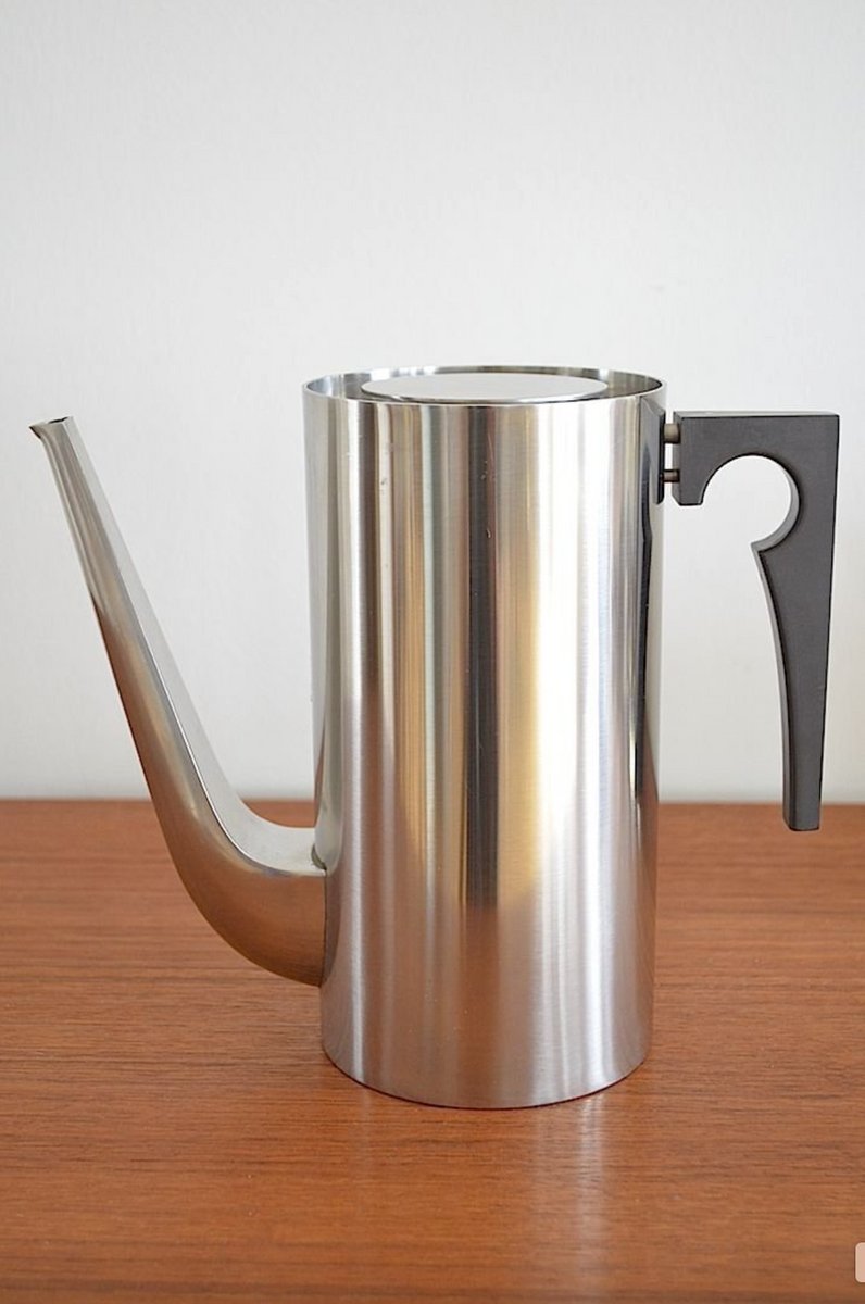 Cylinda Coffee Pot by Arne Jacobsen for Stelton, 1960s for sale at Pamono