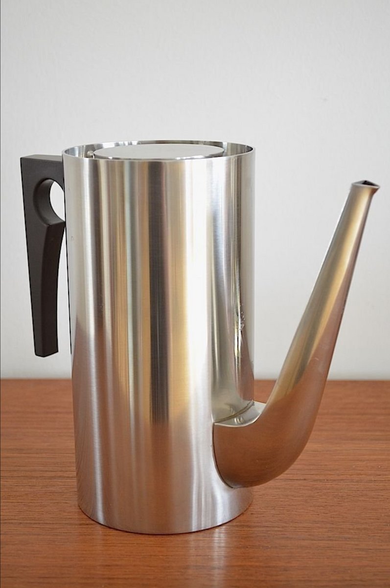 Cylinda Coffee Pot by Arne Jacobsen for Stelton, 1960s for sale at Pamono