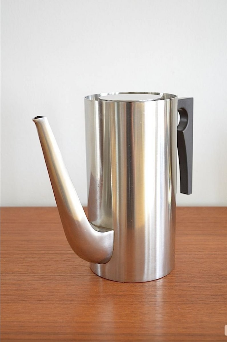 Cylinda Coffee Pot by Arne Jacobsen for Stelton, 1960s for sale at Pamono