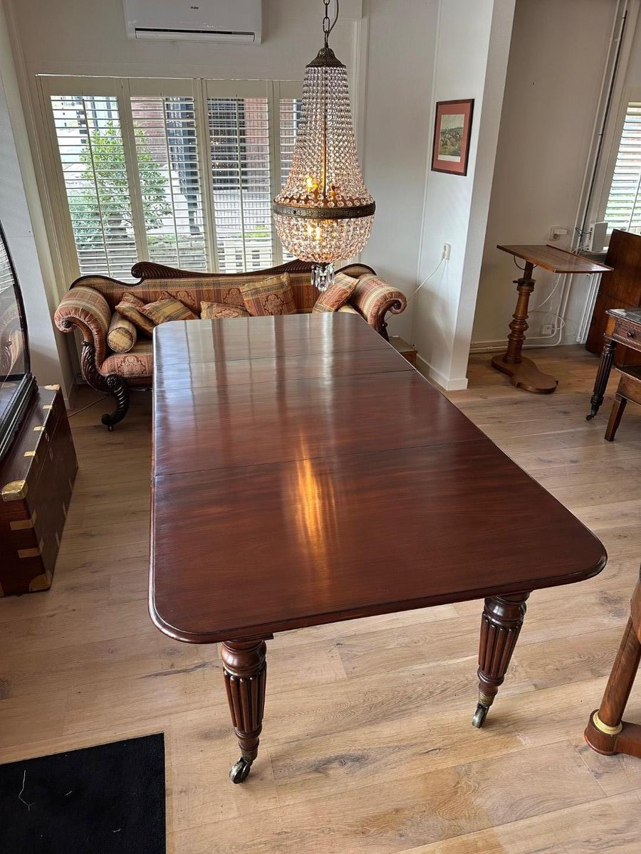 Large Antique Dining Table for sale at Pamono