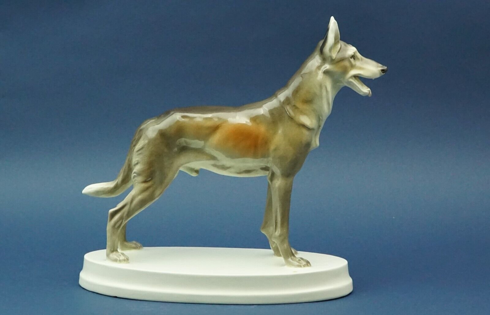 20th Century Ceramic Sculpture of Wolf Dog by Otto Petri for ...