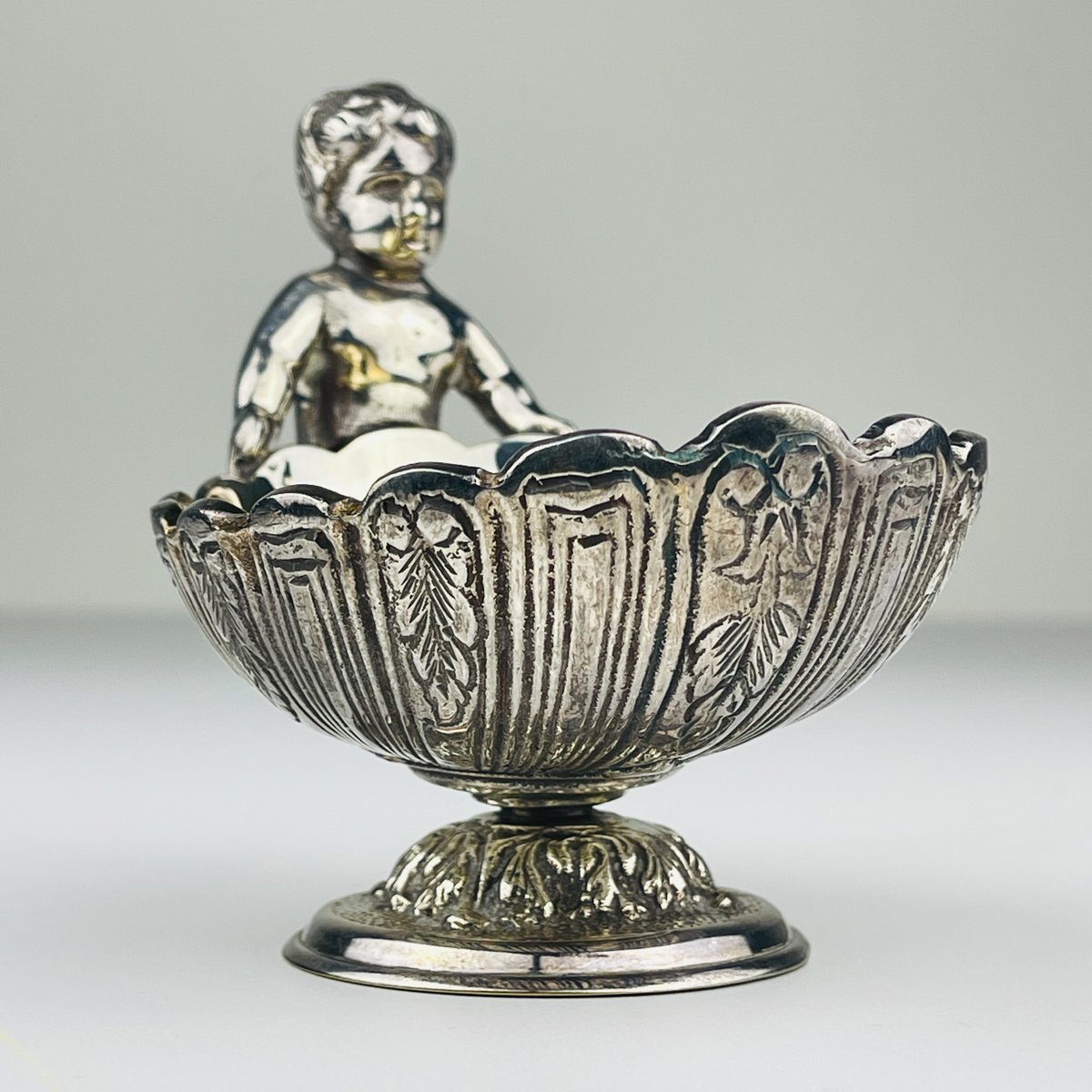 Silver-Plated Caviar Server with Spoon from Royal Family Sheffield ...