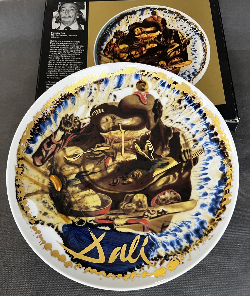 Limited Edition Porcelain Plate by Salvador Dalí for Rosenthal, 1975 ...