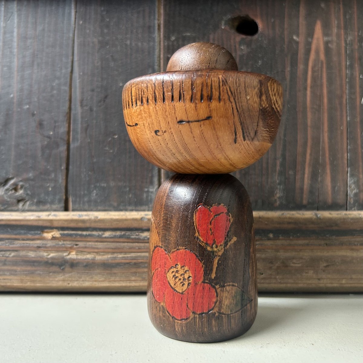 Vintage Sōsaku Kokeshi by Tsujita Ryozo, Japan, 1960s for sale at Pamono