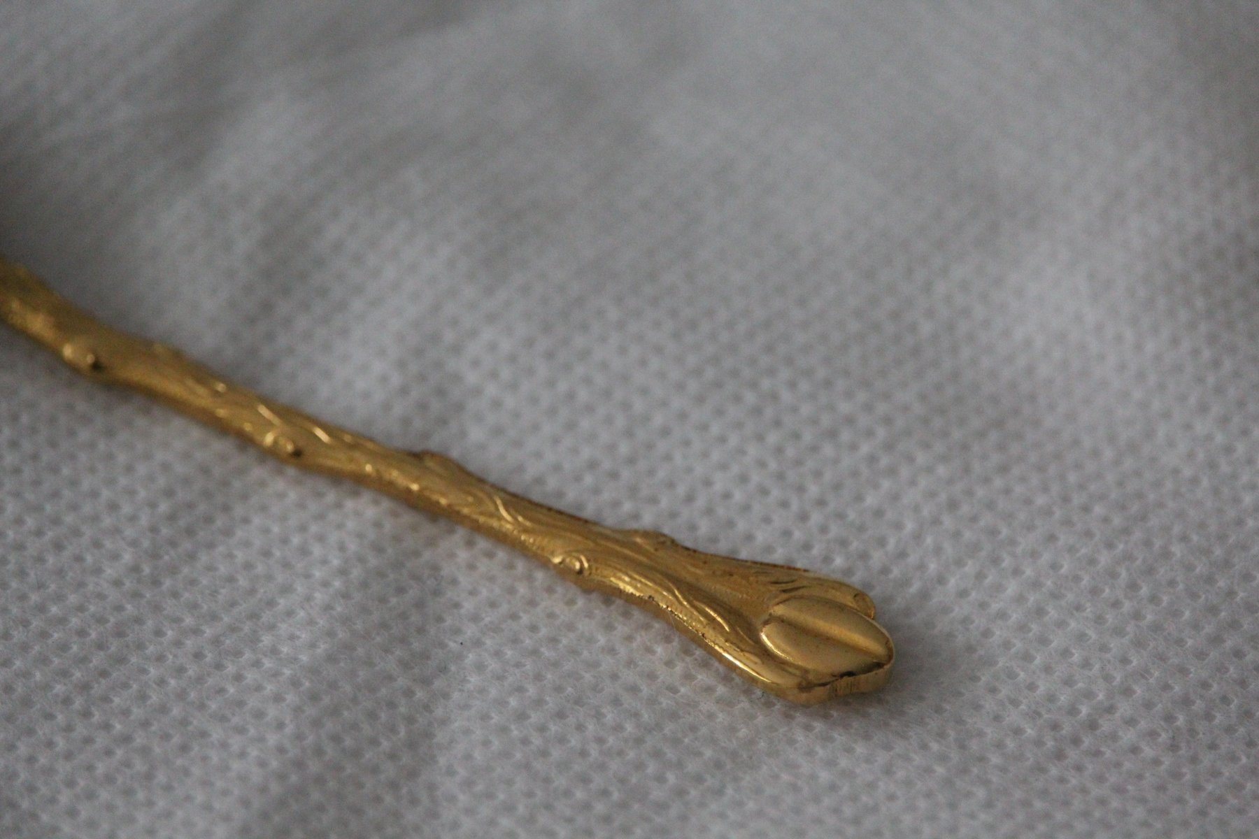 Gold-Plated Coffee Spoons, France, Set of 12 for sale at Pamono