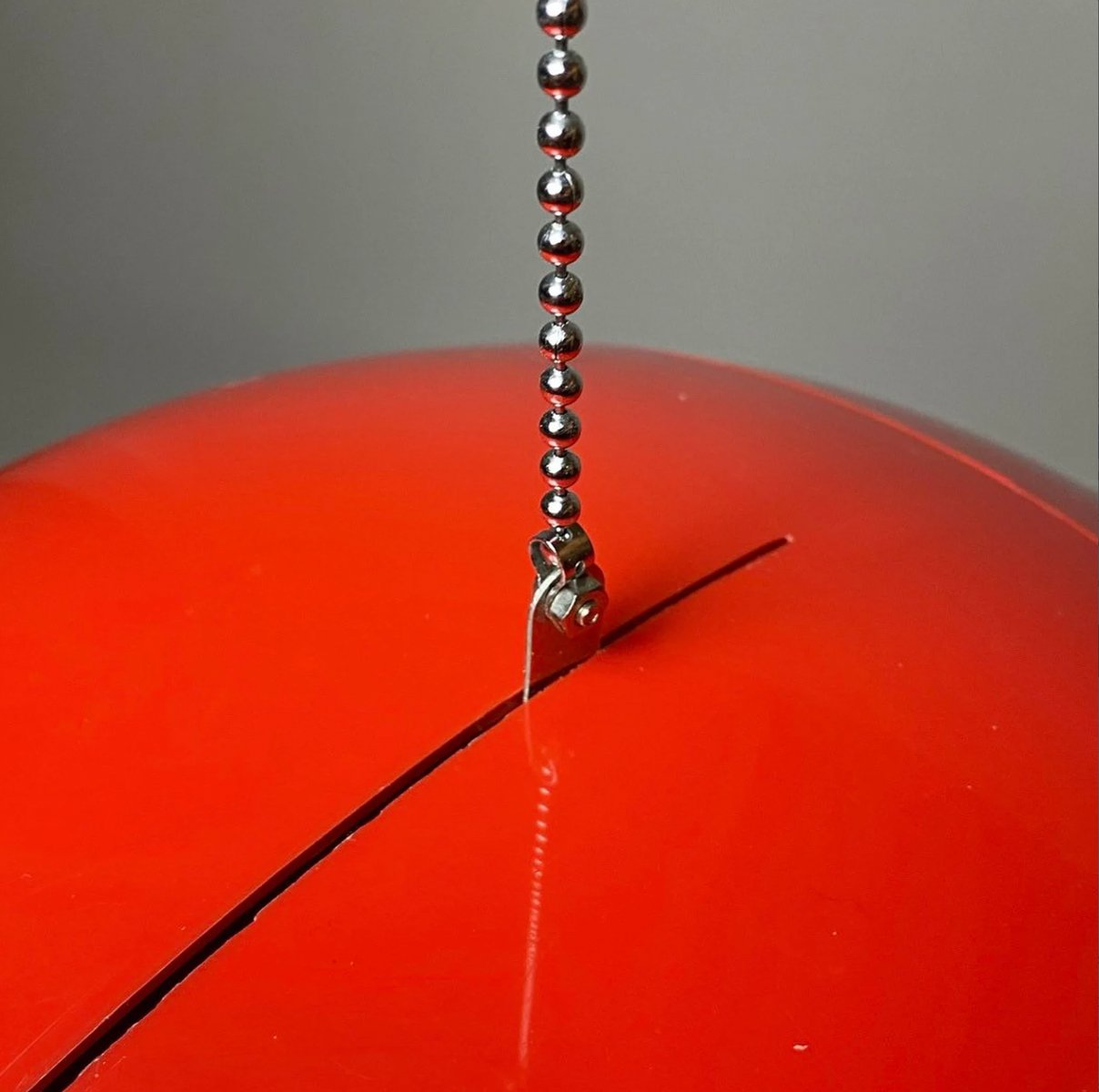 Mid-Century Modern Red Pallade Pendant by Studio Tetrarch for Artemide ...