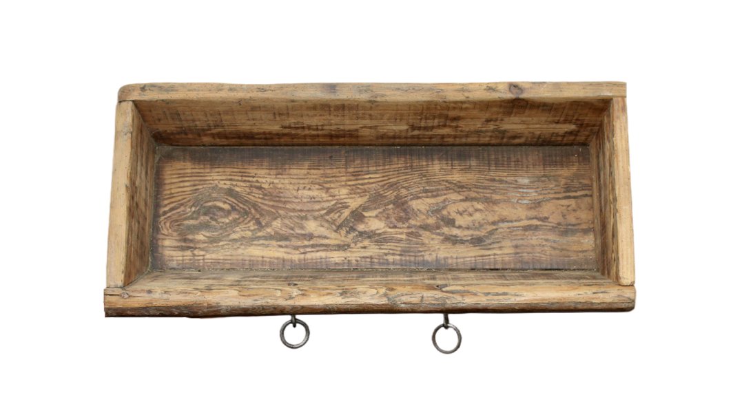 Vintage French Pine Dough Trough for sale at Pamono
