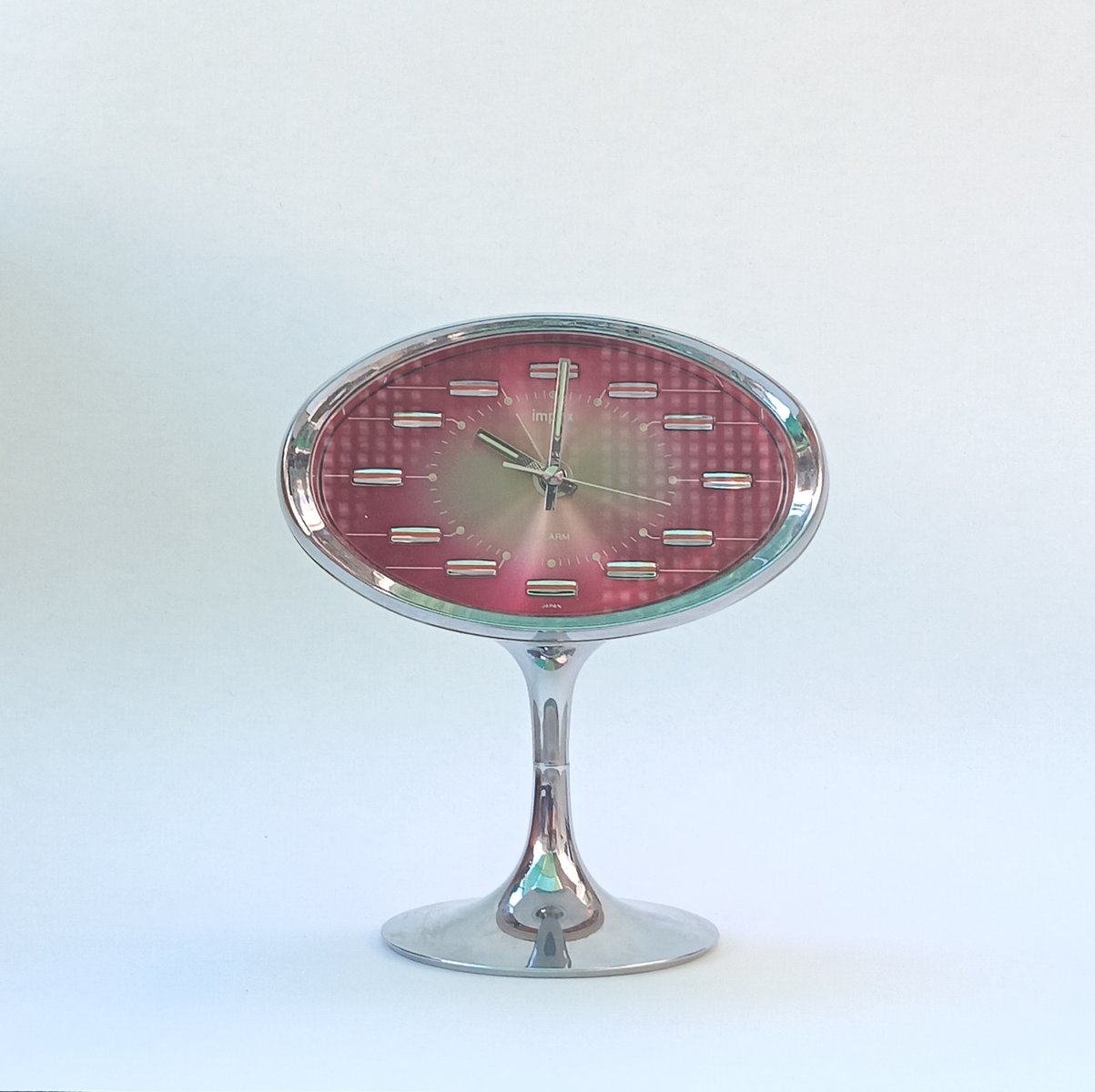 Mid-Century Modern Space Age Impex Alarm Clock, Japan, 1970s for sale at Pamono