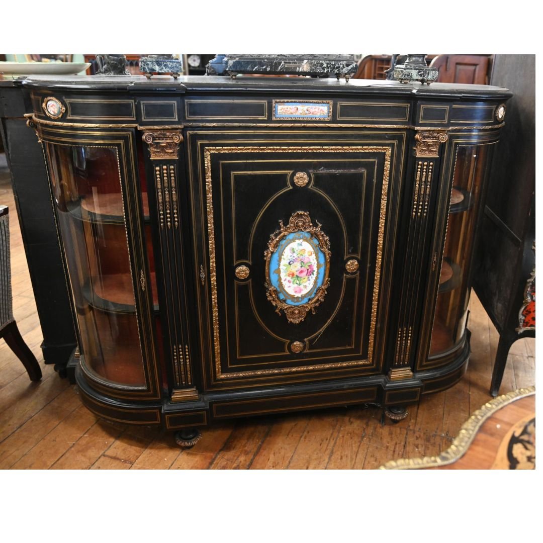 Victorian Ebonized Sideboard, 1880 for sale at Pamono