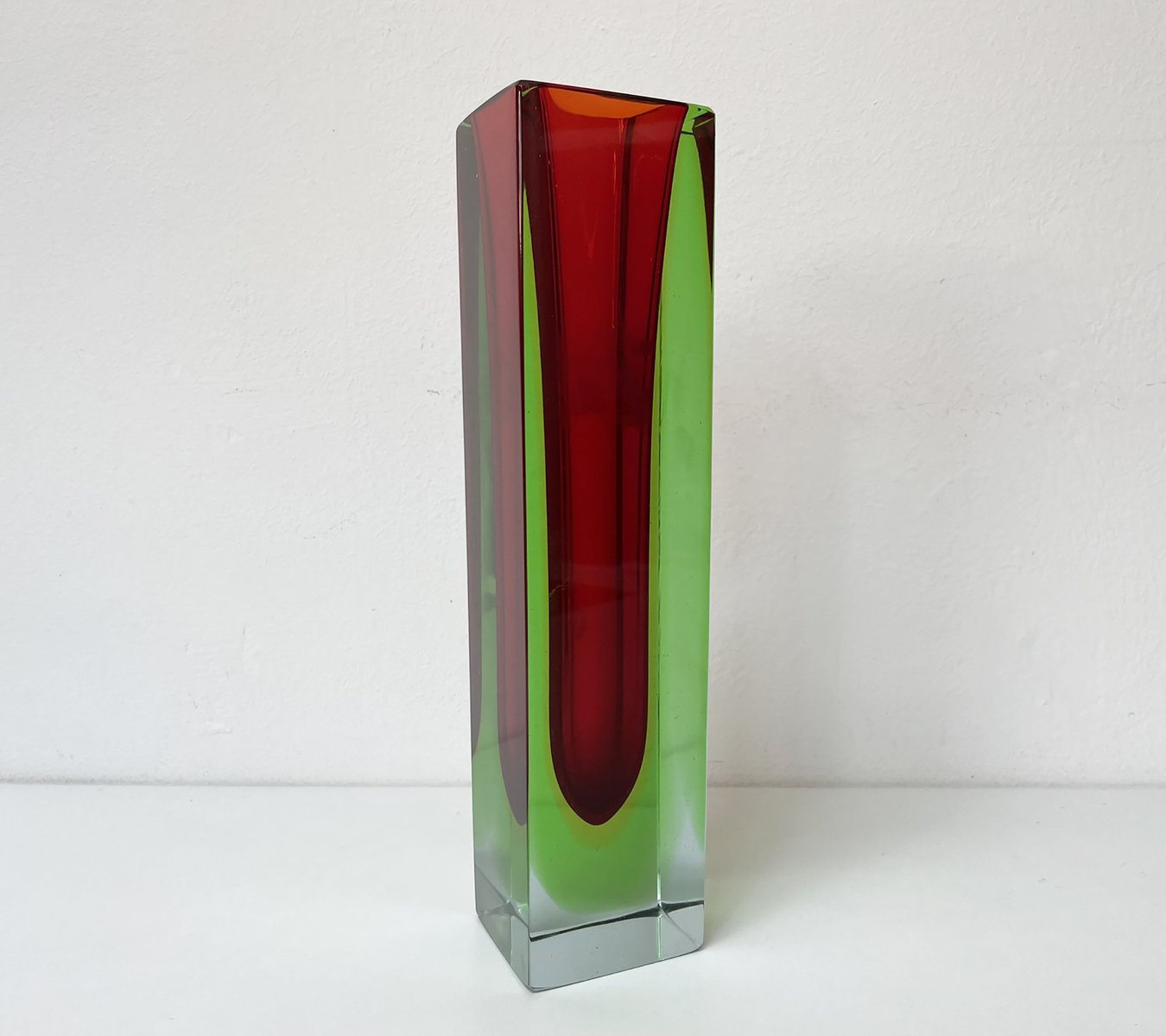 Murano Submerged Vase in Glass for sale at Pamono
