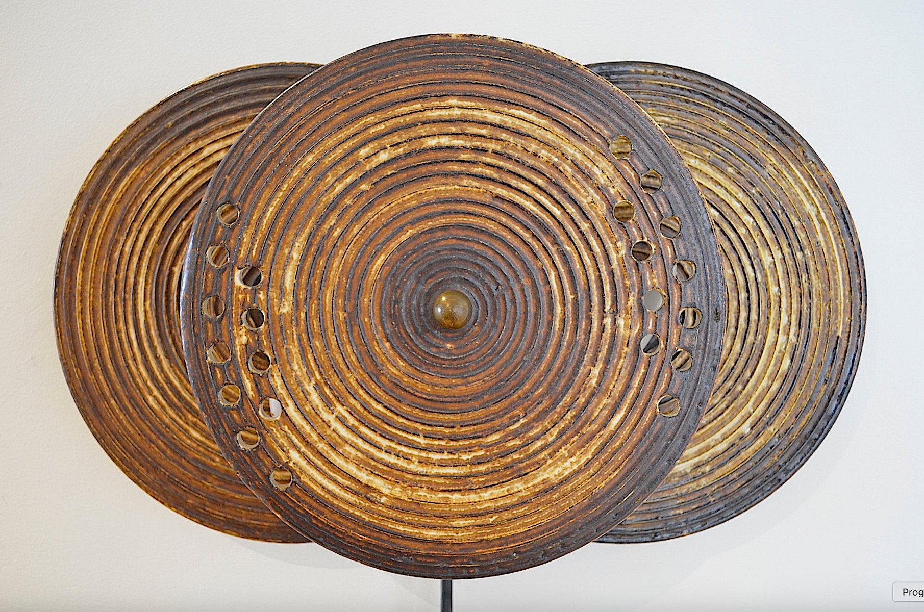 Ceramic Sconce from Axella, 1970s for sale at Pamono