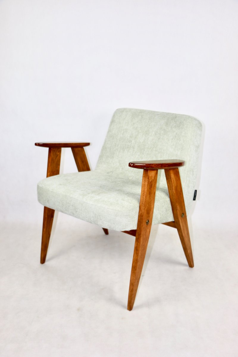 Light Green Model 366 Lounge Chair by Józef Chierowski, 1970s for sale ...