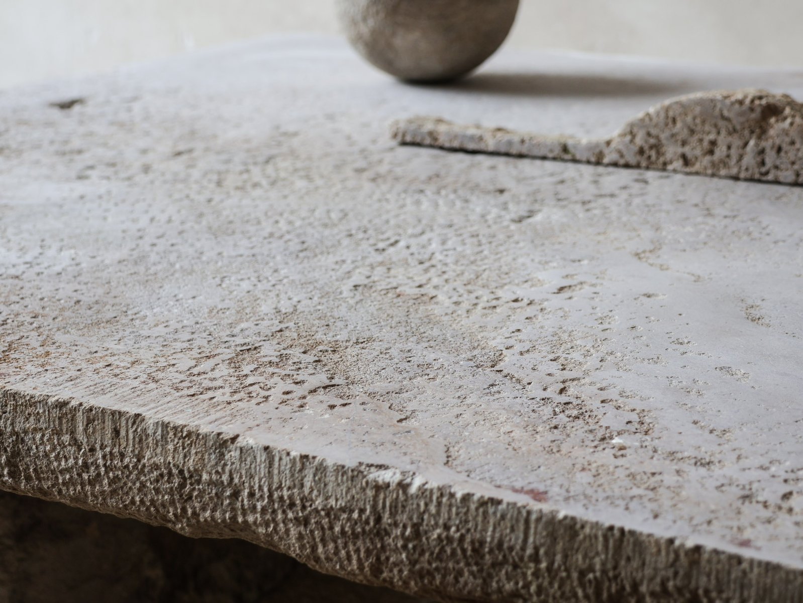 Natural Stone Coffee Table Made from 17th-Century Bourgogne Threshold ...