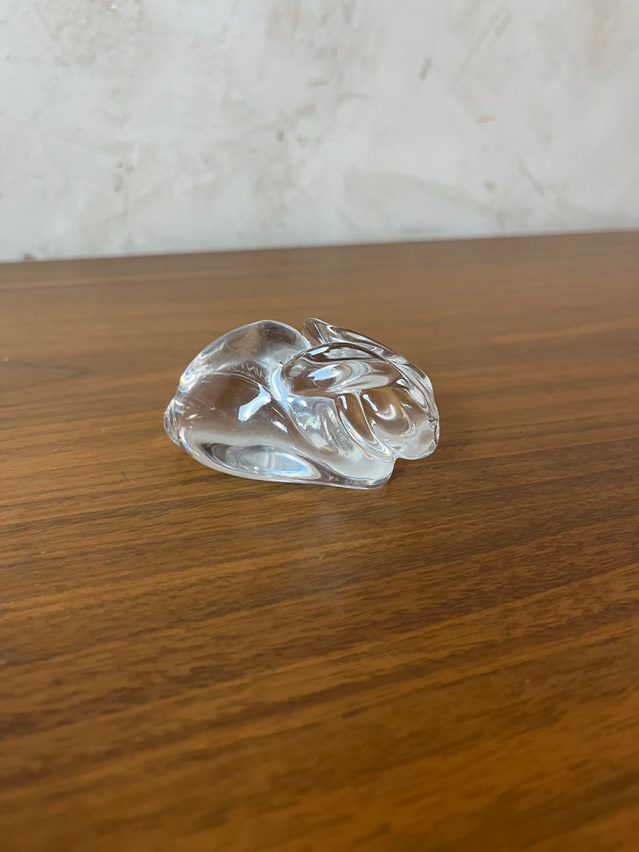 Crystal Rabbit from St Louis, 1980s for sale at Pamono