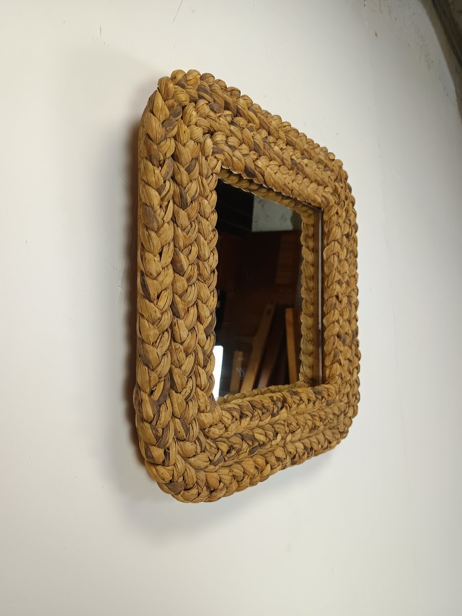 Vintage Rope Mirror by Adrien Audoux & Frida Minet, 1970s for sale at ...