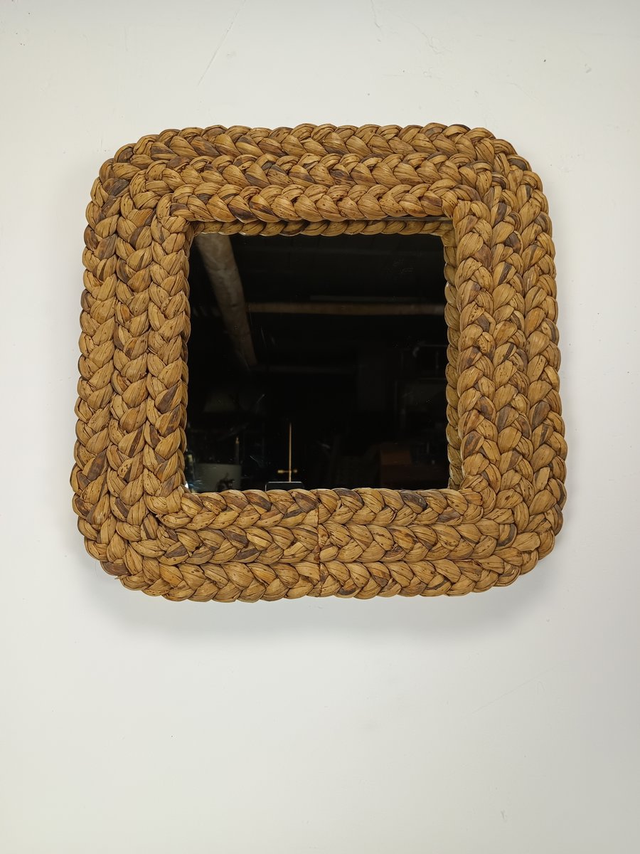 Vintage Rope Mirror by Adrien Audoux & Frida Minet, 1970s for sale at ...