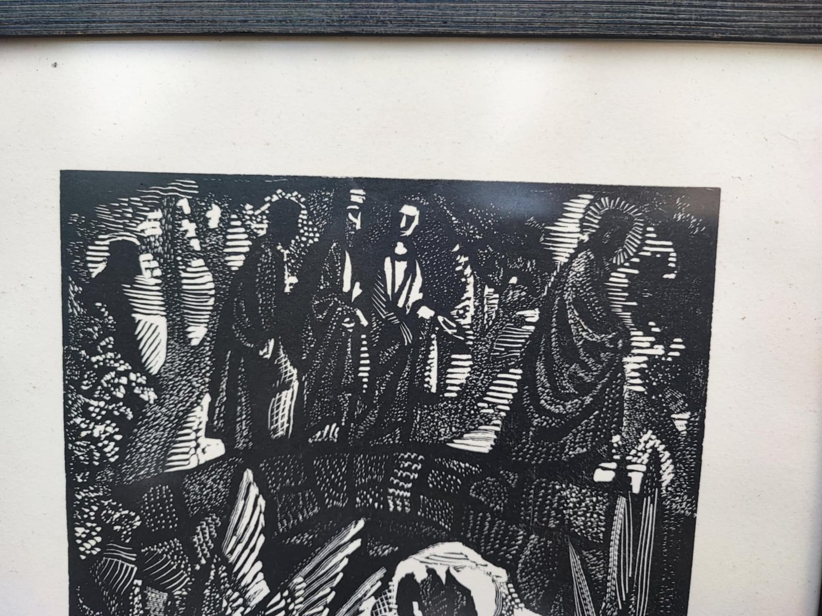 Jesus, 1900s, Woodcut, Framed for sale at Pamono