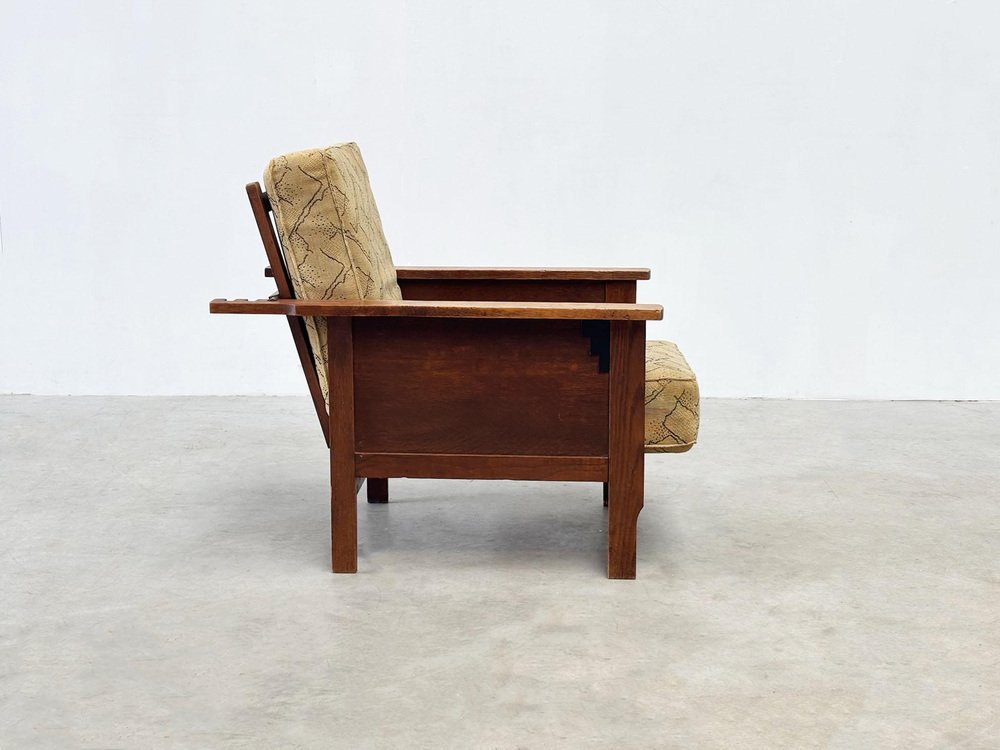 Vintage Dutch Lounge Chair, 1940s for sale at Pamono