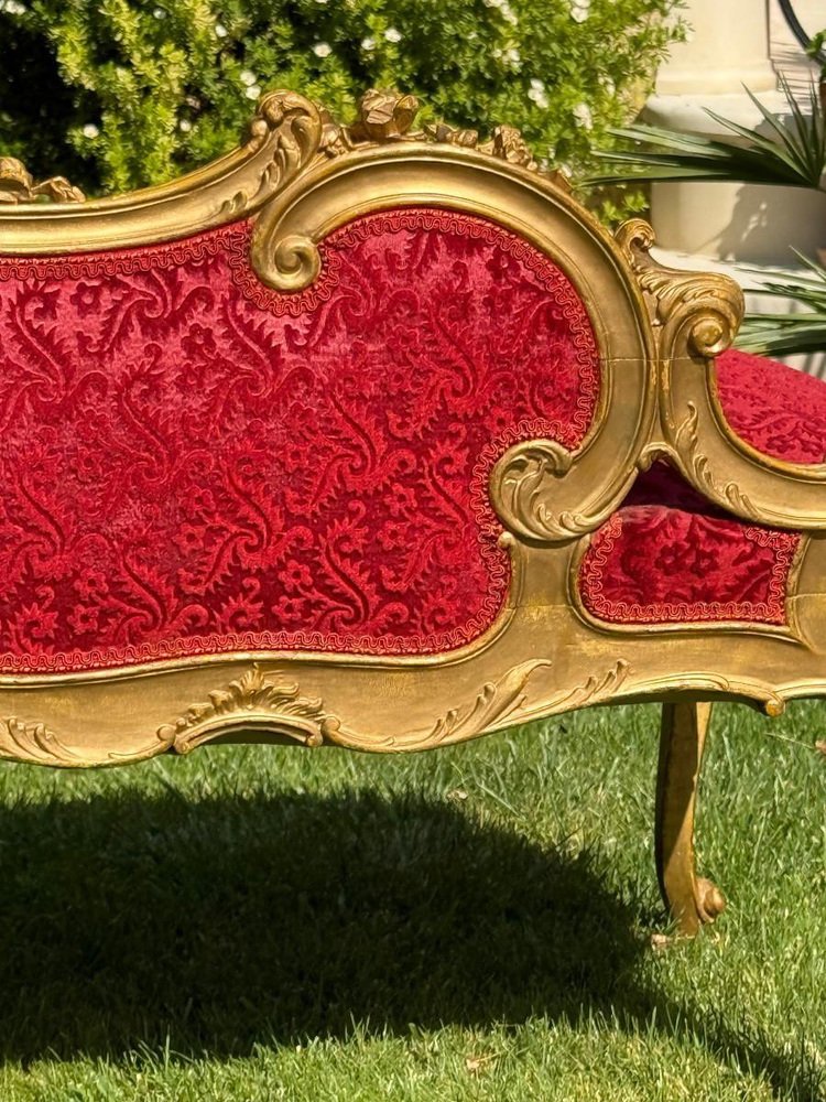 Louis XV Style Chaise Lounge for sale at Pamono