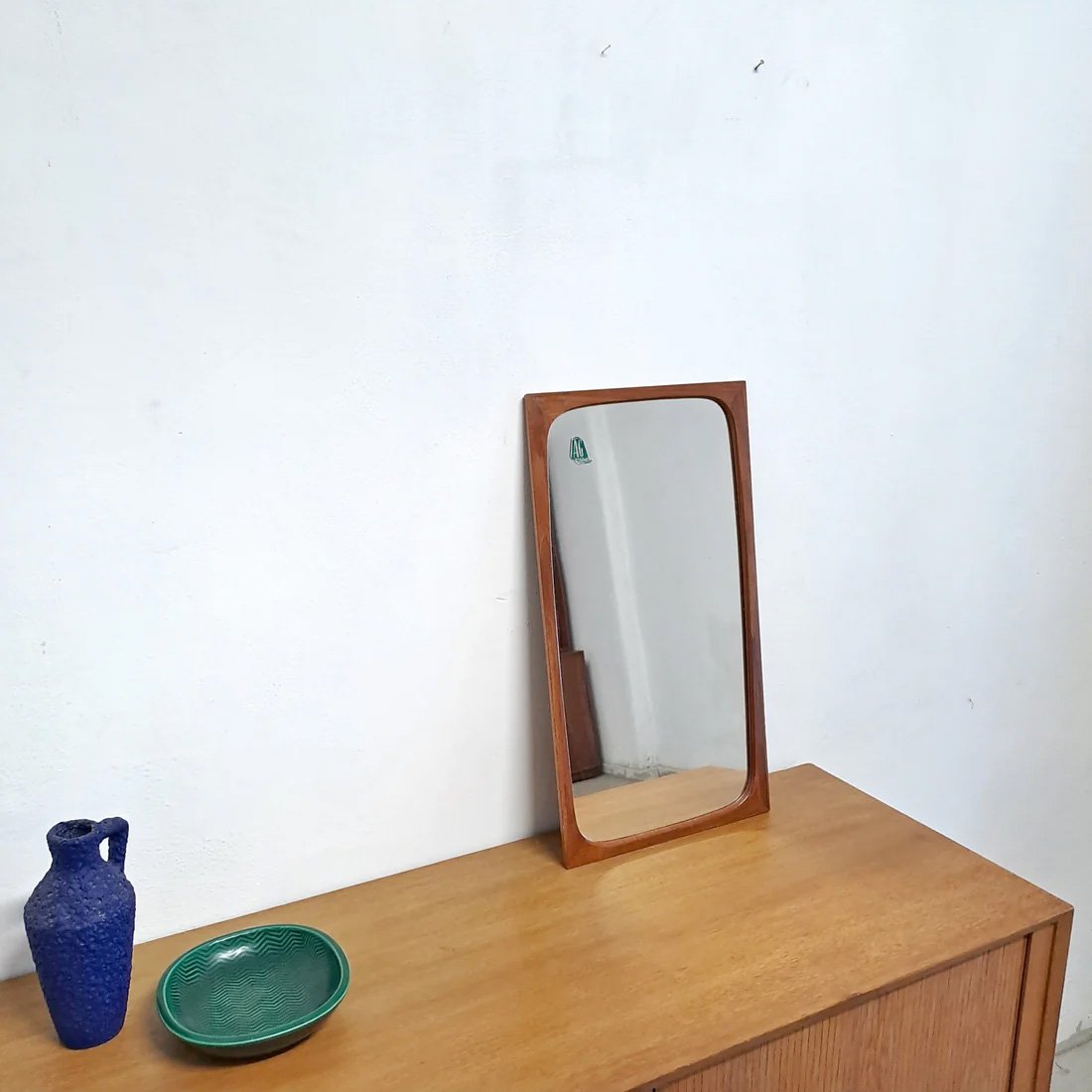 Vintage Danish Mirror, 1950s for sale at Pamono