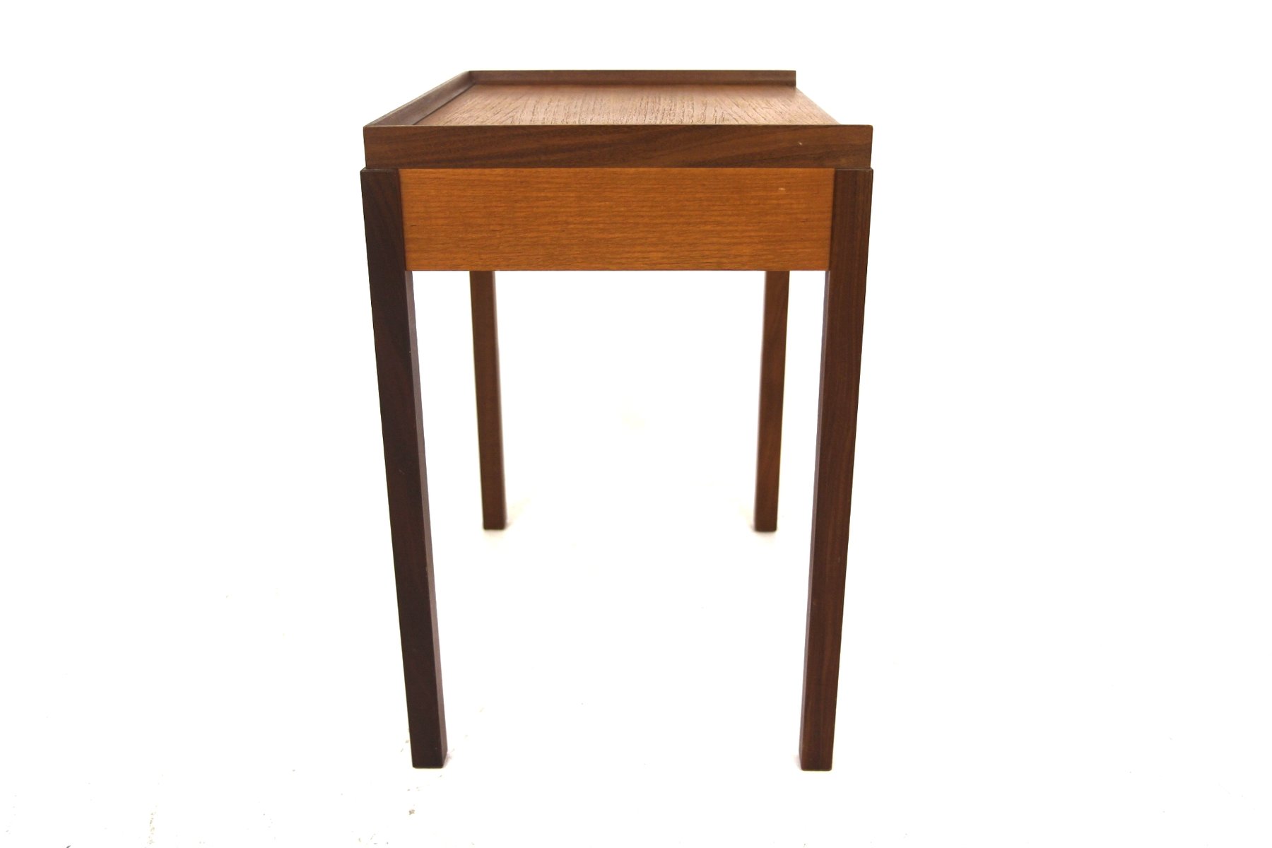 Scandinavian Teak Bedside Table, 1960s for sale at Pamono