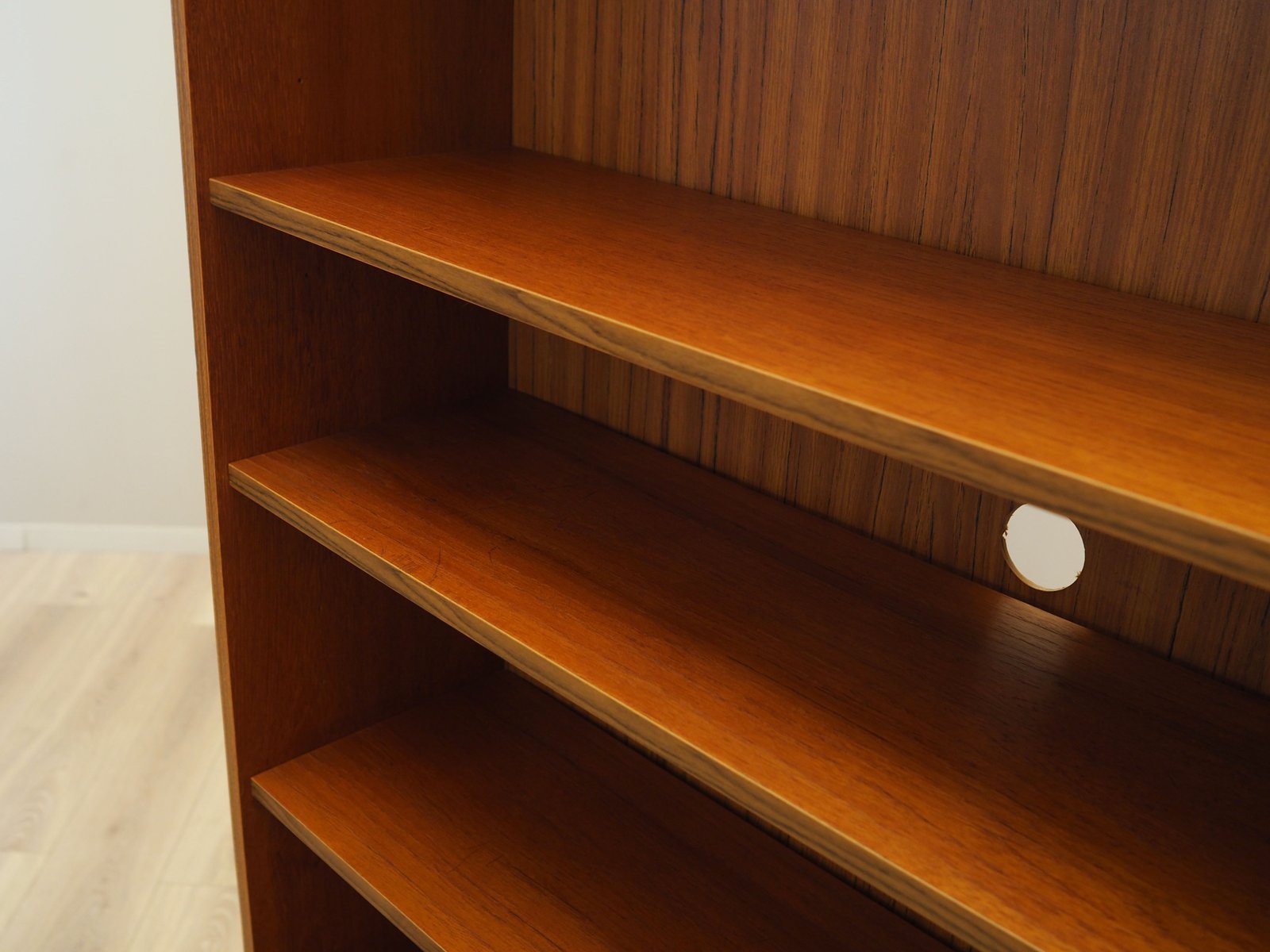 Vintage Danish Teak Bookcase, 1960s for sale at Pamono